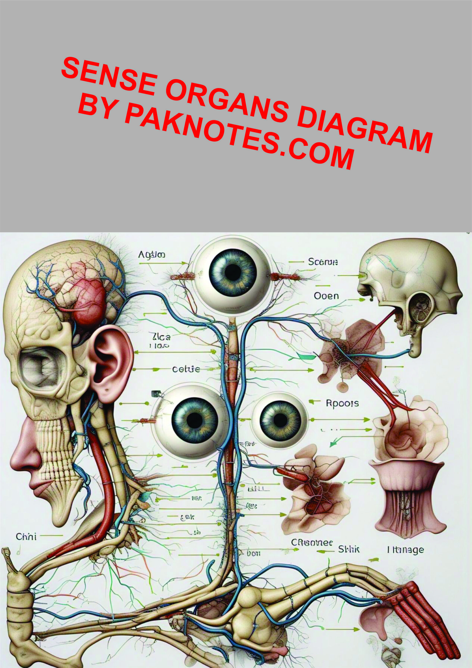 Class 6 Sense Organs Notes || General Science Notes – Unit 2